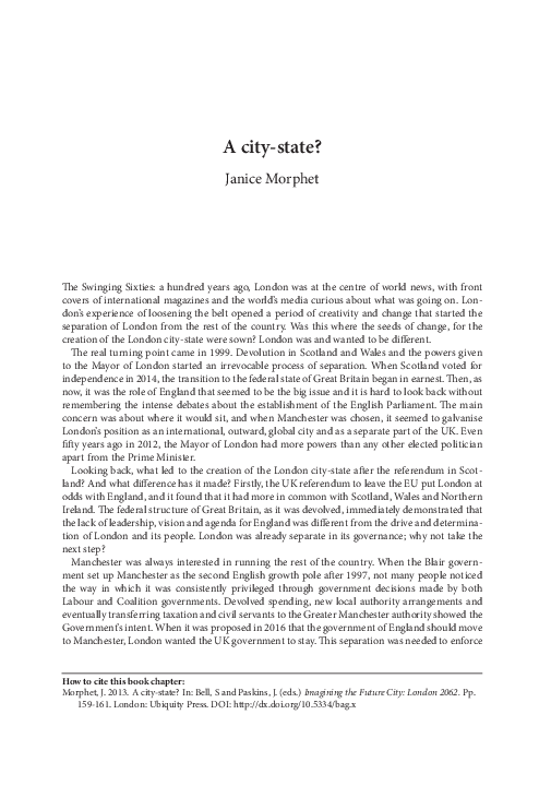 (PDF) A city-state?