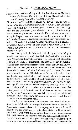 (PDF) [Rezension zu:] Steven P. Remy, The Heidelberg Myth. The ...