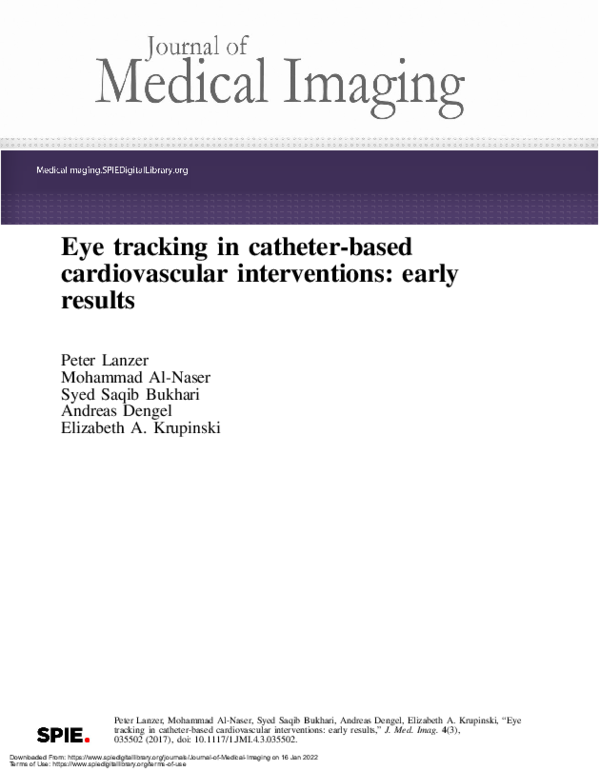 (PDF) Eye tracking in catheter-based cardiovascular interventions ...