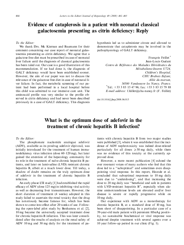 (PDF) Evidence of cataplerosis in a patient with neonatal classical ...