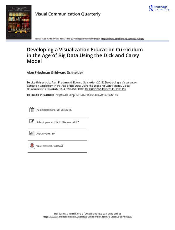 (PDF) Developing a Visualization Education Curriculum in the Age of Big ...