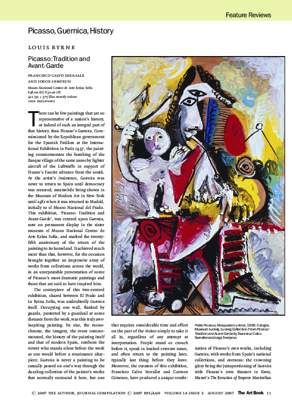 (PDF) Picasso, Guernica, History