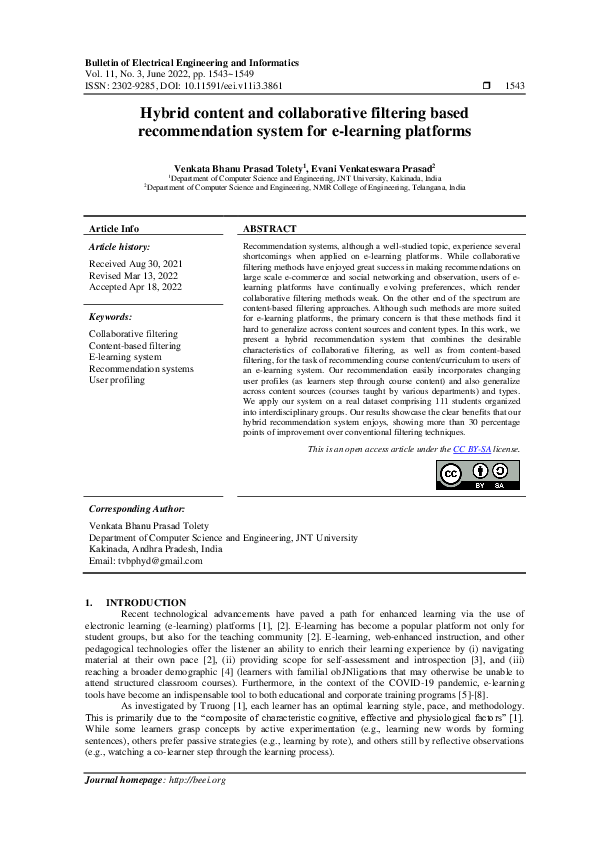 (PDF) Hybrid content and collaborative filtering based recommendation ...