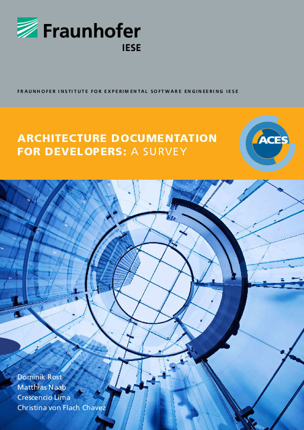 (PDF) Software Architecture Documentation for Developers: A Survey