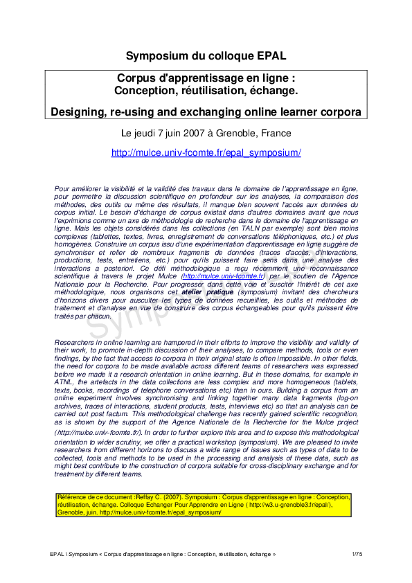 (PDF) Comité d'organisation