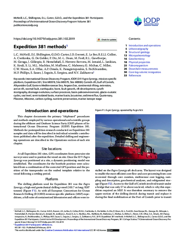 (PDF) Expedition 381 methods | Asli Oflaz - Academia.edu