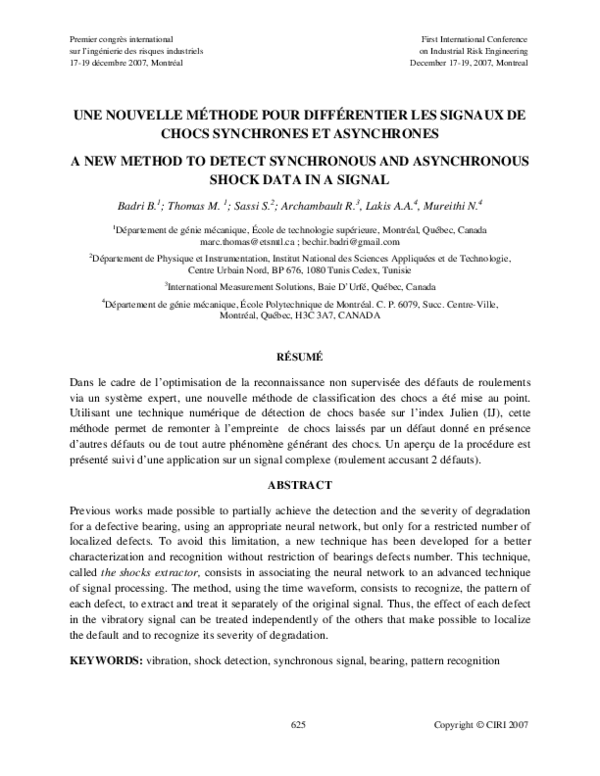 (PDF) A new method to detect synchronous and asynchronous shock data in a signal
