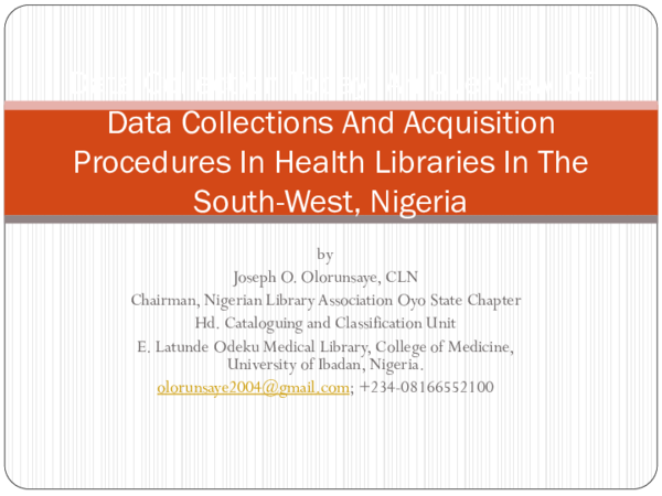 (PDF) Data collection today: An overview of data collections and ...
