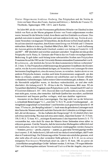 (PDF) Dieter Hägermann / Andreas Hedwig, Das Polyptychon und die ...