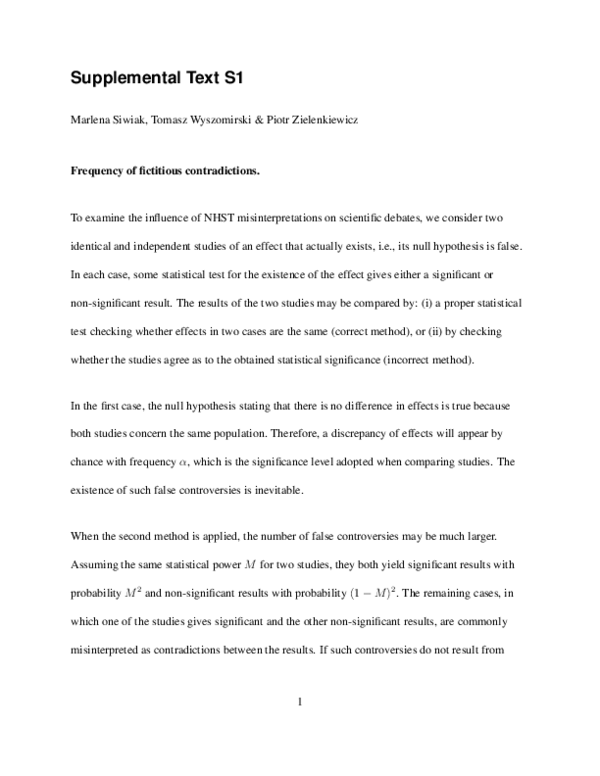 (PDF) Supplemental Text S 1