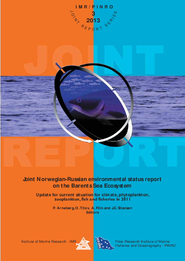 (PDF) Joint Norwegian-Russian environmental status report on the ...