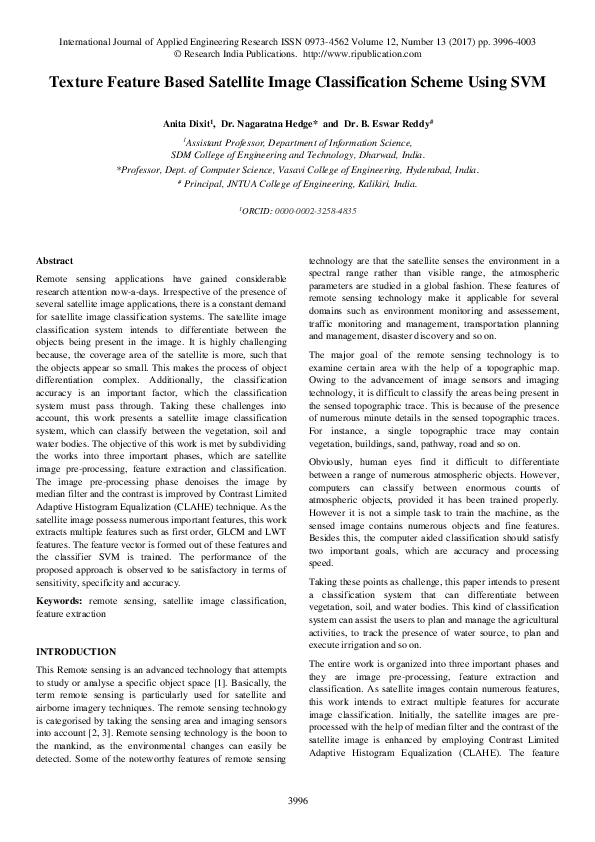 (PDF) Texture Feature Based Satellite Image Classification Scheme Using ... (PDF) Texture Feature Based Satellite Image Classification Scheme Using ...