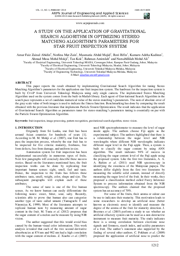 (PDF) A Study On The Application Of Gravitational Search Algorithm In ... (PDF) A Study On The Application Of Gravitational Search Algorithm In ...