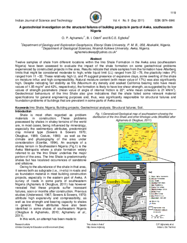 (PDF) A geotechnical investigation on the structural failures of ...