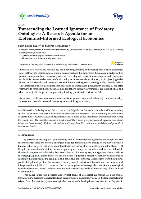 (PDF) Transcending the Learned Ignorance of Predatory Ontologies: A ...