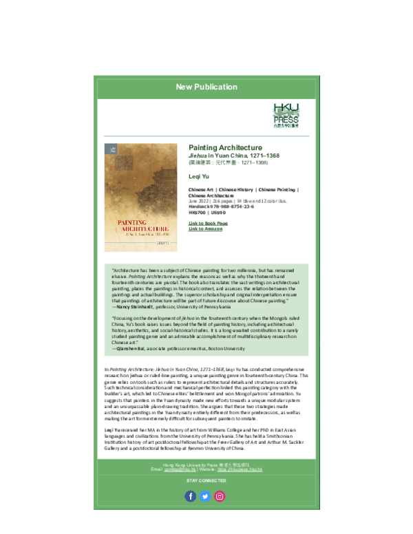(PDF) Painting Architecture: Jiehua in Yuan China, 1271–1368