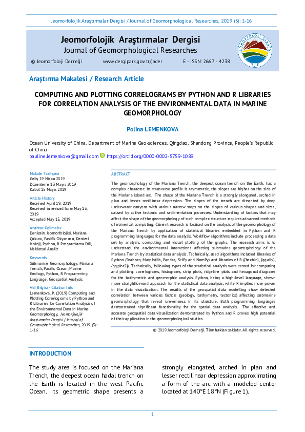 (PDF) Computing and Plotting Correlograms by Python and R Libraries for ...