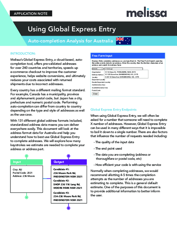 (PDF) Using Global Express Entry