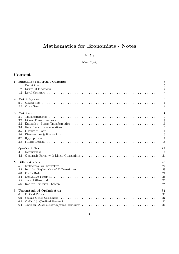 (PDF) Basic Mathematics for Economists | Mônica Borges - Academia.edu