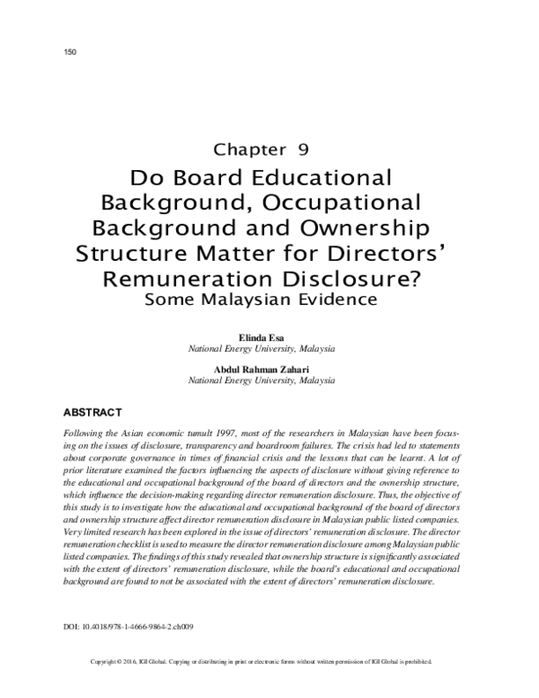 (PDF) Do Board Educational Background, Occupational Background and ...