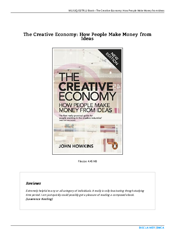 (PDF) The creative economy: How people make money from ideas