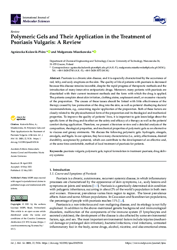 (PDF) Polymeric Gels and Their Application in the Treatment of ...