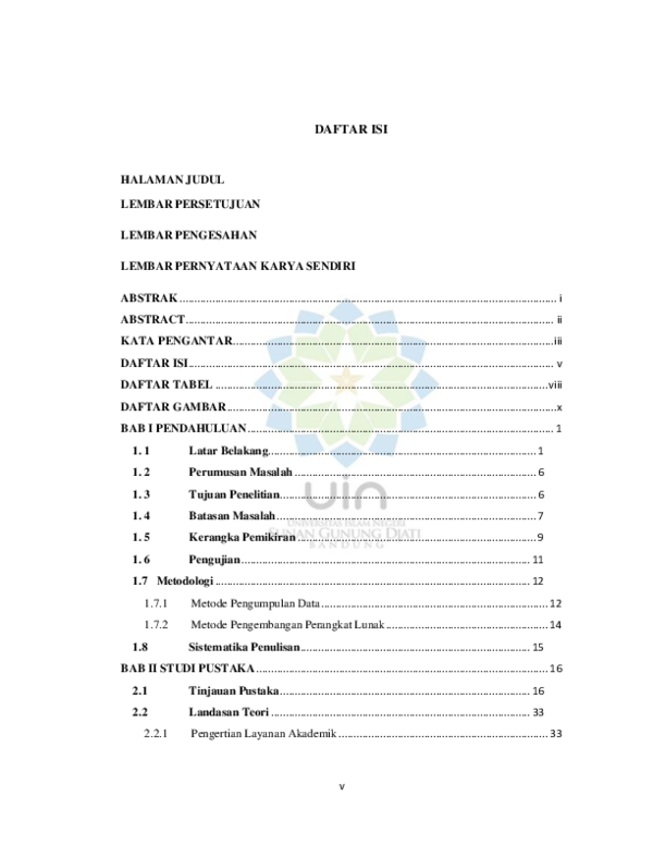 Pdf Implementasi Algoritman Multinominal Naive Bayes Dan Chatbot Layanan Akademik
