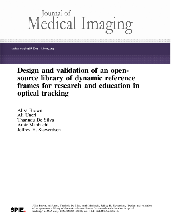 (PDF) Design and validation of an open-source library of dynamic ...