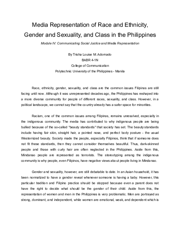 (PDF) Media Representation of Race and Ethnicity, Gender and Sexuality ...