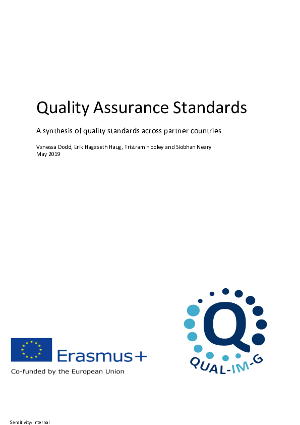 (PDF) Quality Assurance Standards A synthesis of quality standards ...