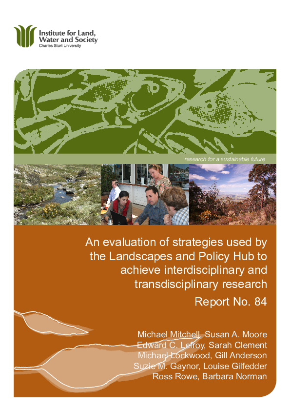 (PDF) An evaluation of strategies used by the Landscapes and Policy Hub ...
