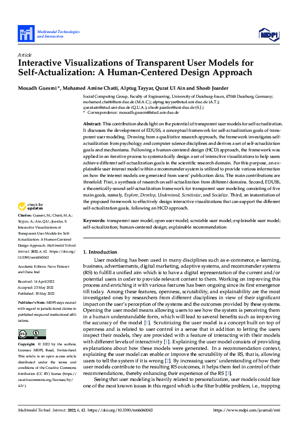 (PDF) Interactive Visualizations of Transparent User Models for Self-Actualization: A Human ...