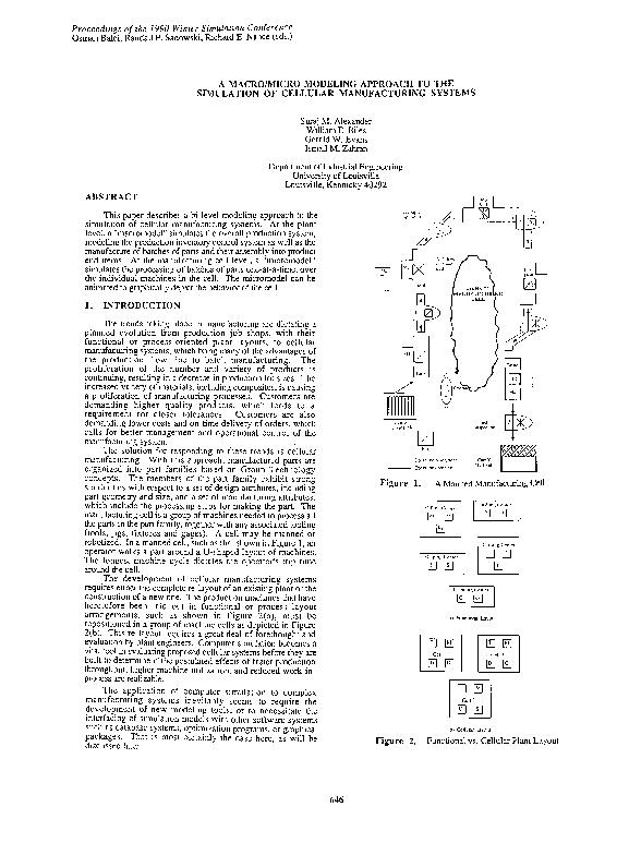 (PDF) A macro/micro modeling approach to the simulation of cellular ...