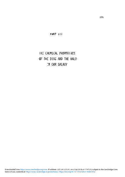 (PDF) Chemical Properties and Age of the Components of the Galactic ...