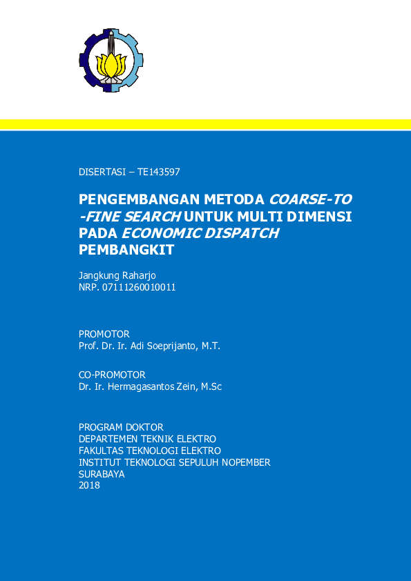 (PDF) Pengembangan Metoda Coarse-to-Fine Search untuk Multi Dimensi ...