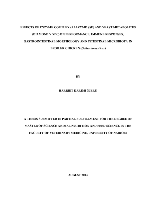 (PDF) Effects of enzyme complex (Allzyme SSF) and Yeast metabolites ...