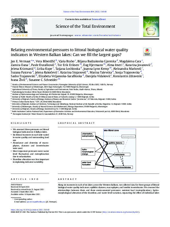 PDF Relating Environmental Pressures To Littoral Biological Water pdf-relating-environmental-pressures-to-littoral-biological-water