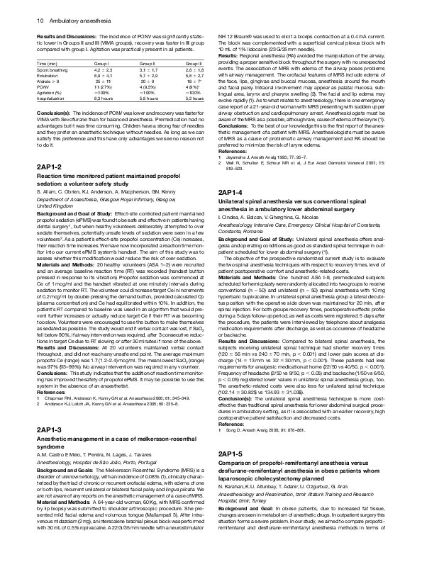 (PDF) Anesthetic management in a case of melkersson-rosenthal syndrome