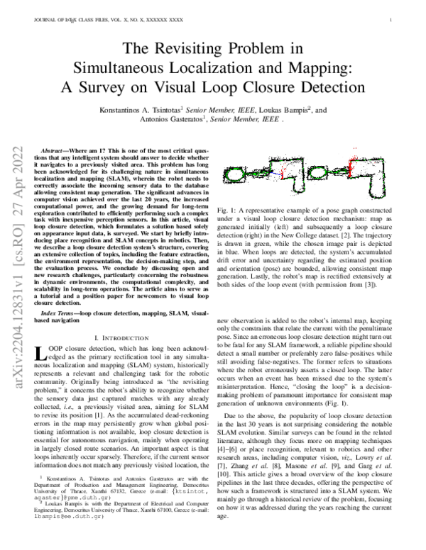 (PDF) The Revisiting Problem in Simultaneous Localization and Mapping: A Survey on Visual Loop ...