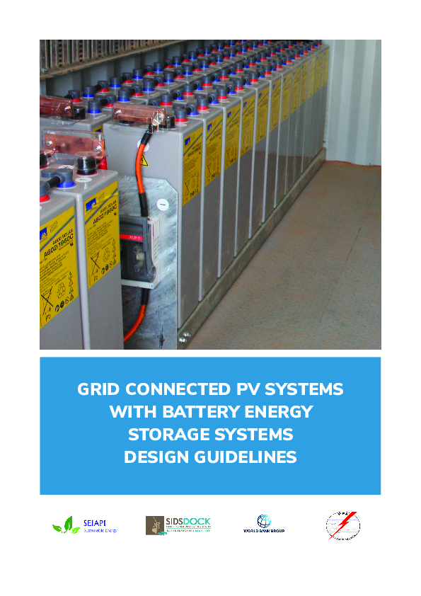 (PDF) GRID CONNECTED PV SYSTEMS WITH BATTERY ENERGY STORAGE SYSTEMS ...