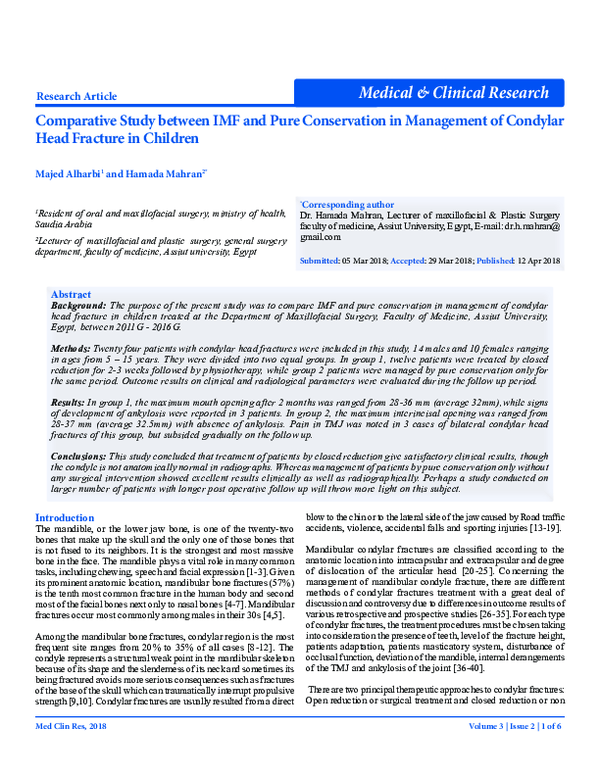 (PDF) Comparative Study between IMF and Pure Conservation in Management ...