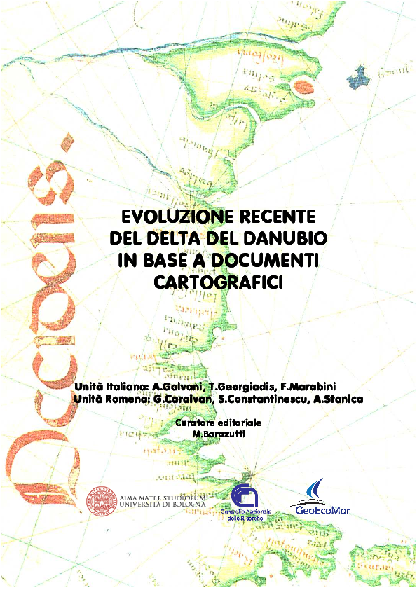 (PDF) Evoluzione recente del Delta del Danubio in base a documenti ...