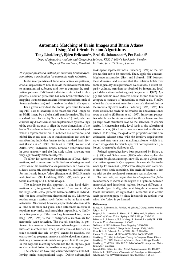 (PDF) Scale-Space Theory in Computer Vision