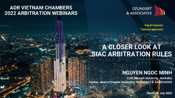 (PDF) A Closer Look at SIAC Arbitration Rules