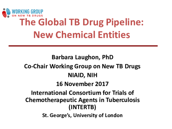 (PDF) The Global TB Drug Pipeline: New Chemical Entities