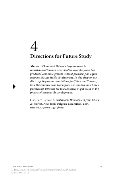 (PDF) Directions for Future Study