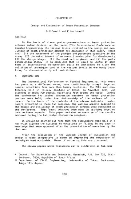 (PDF) Design and Evaluation of Beach Protection Schemes | Harry Swart - Academia.edu