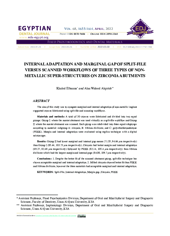 (PDF) Internal Adaptation and Marginal Gap of Split-File Versus Scanned ...