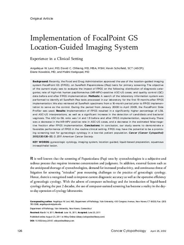 (PDF) Implementation of FocalPoint GS location-guided imaging system