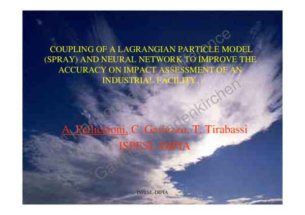 (PDF) 4.18 Coupling of a Lagrangian Particle Model (Spray) and Neural Network to Improve the ...